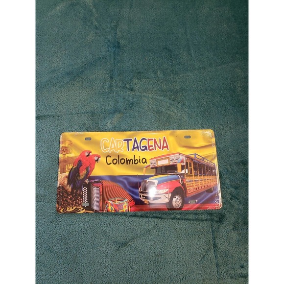 Unbranded | Accents | Colombia License Plate Republica De Colombia ...